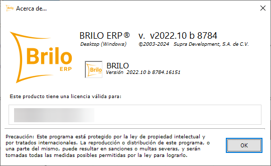 Acerca de - Brilo ERP Docs